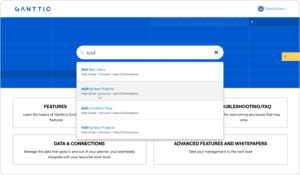 Ganttic Support and Help Hub - Ganttic